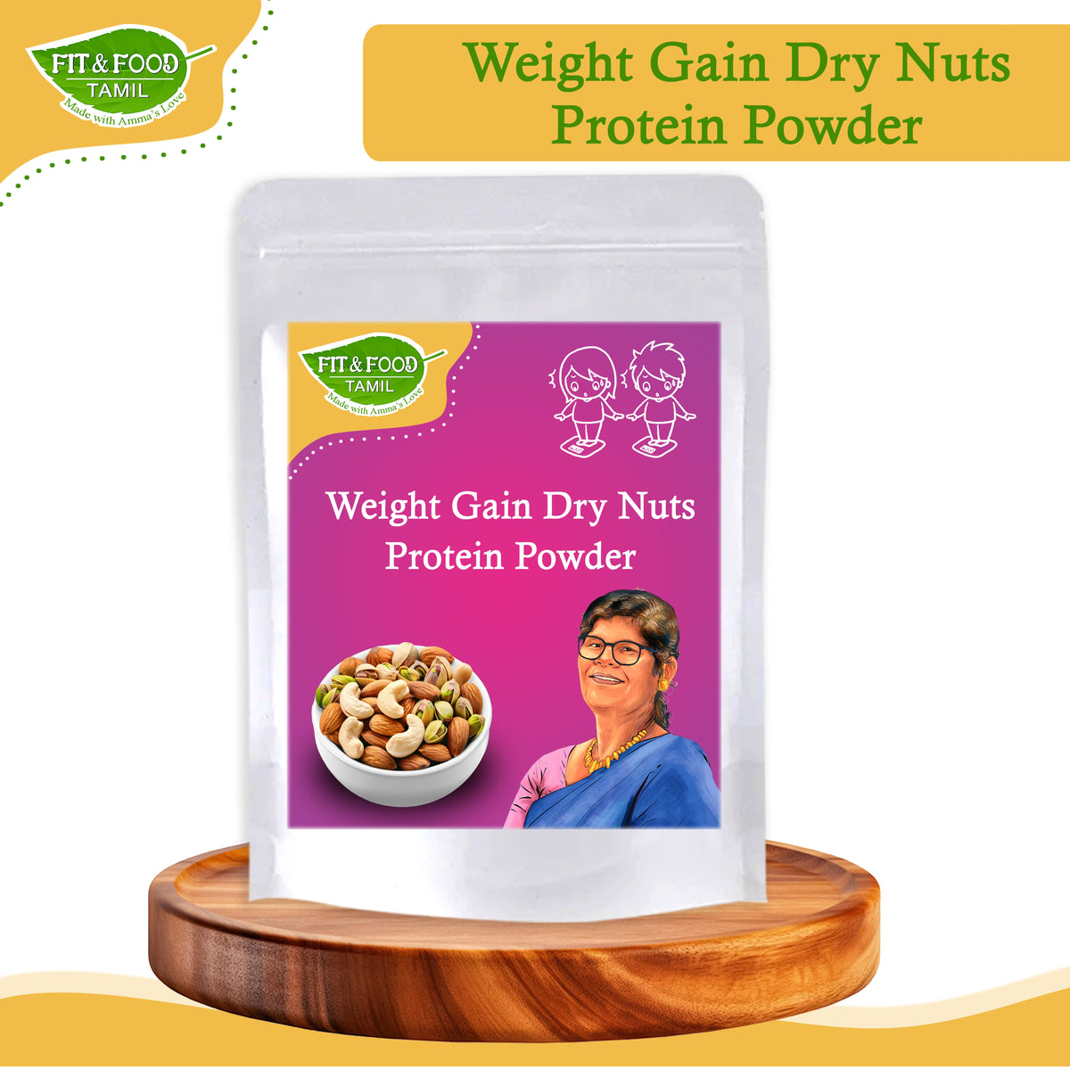 Weight Gain Dry Nuts Protein Powder – fitandfoodtamil