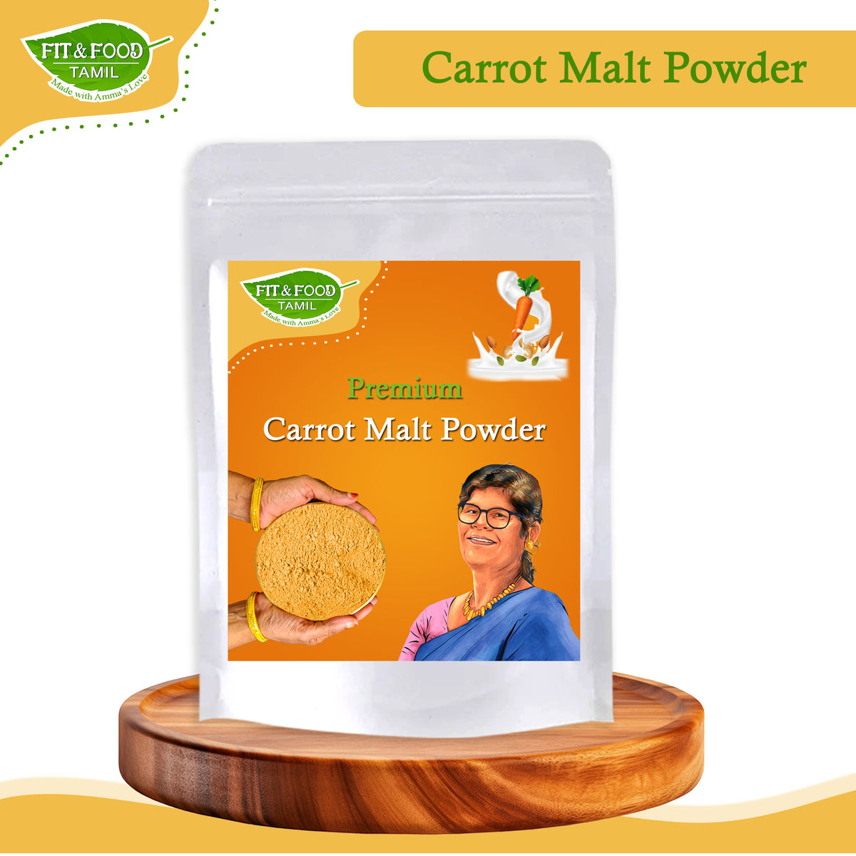 Carrot Malt Powder/Premium Carrot Malt Powder – fitandfoodtamil