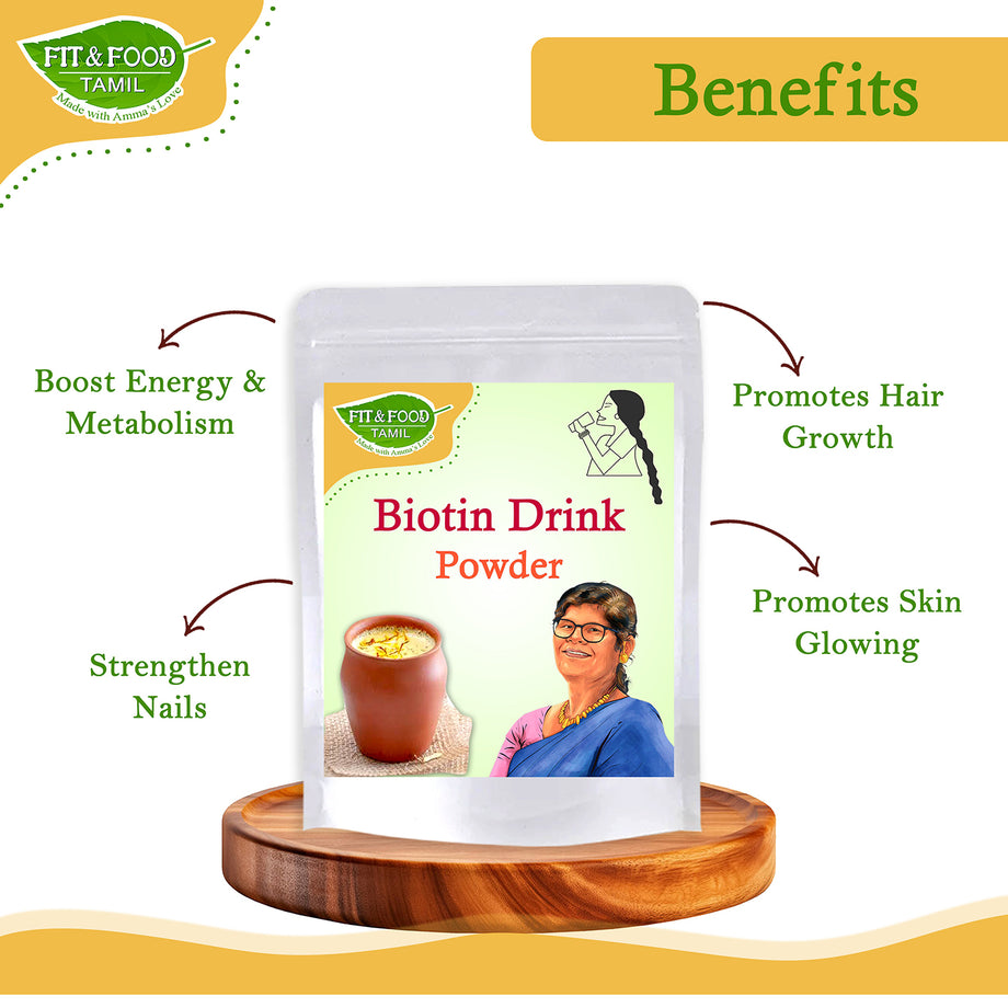 Biotin Powder / Biotin Drink Powder – fitandfoodtamil